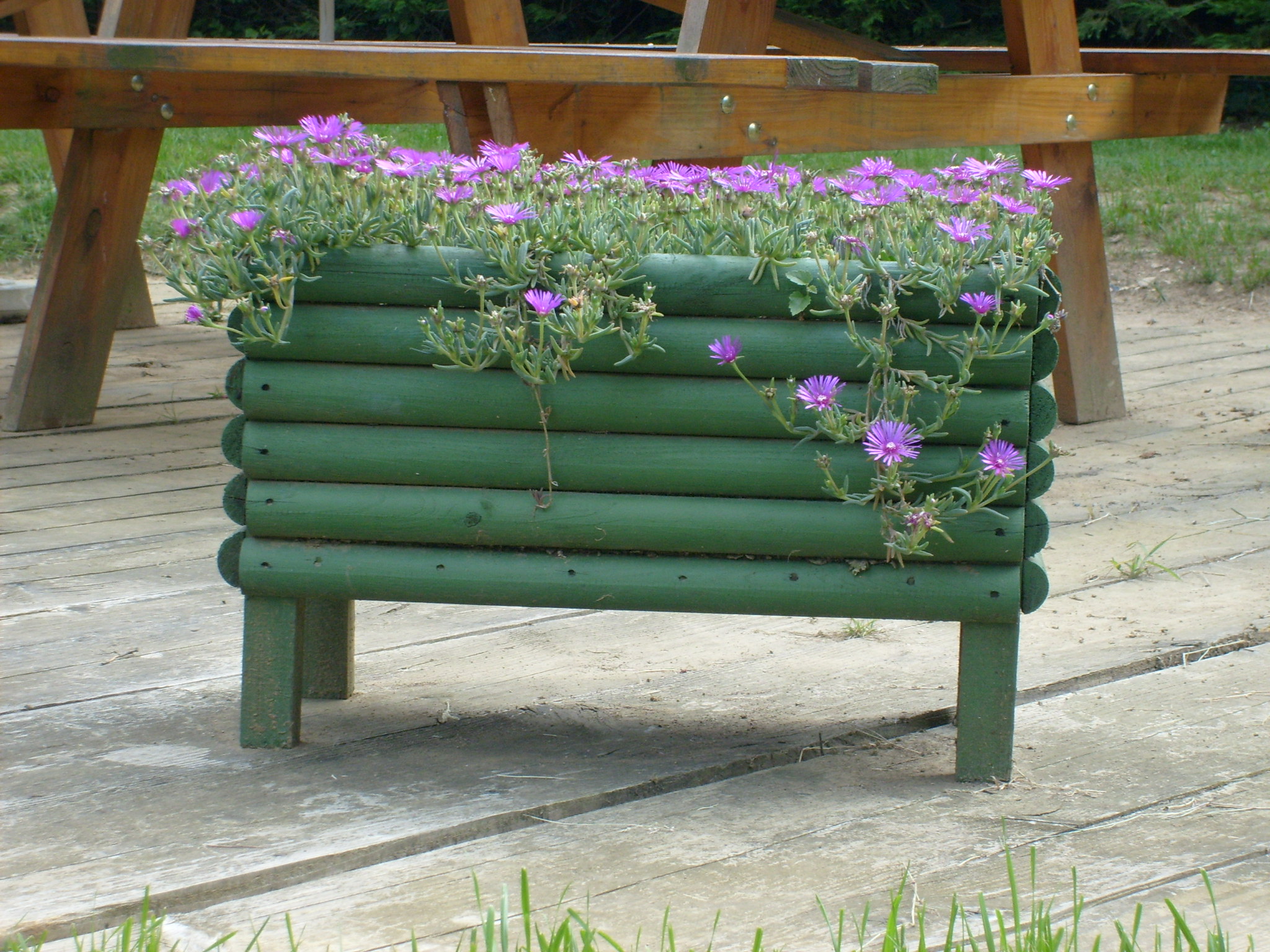 bac à fleurs en bois : : Scierie Blondy